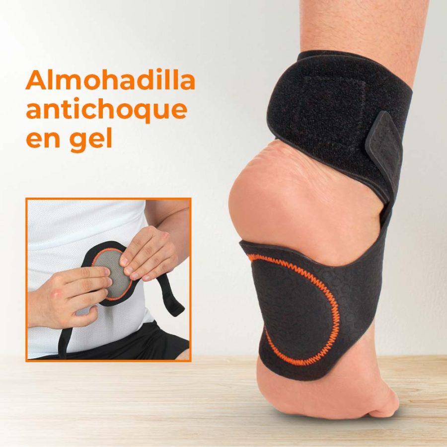 Tobillera Soporte Para La Fascitis Plantar Con Hilado De Cobre