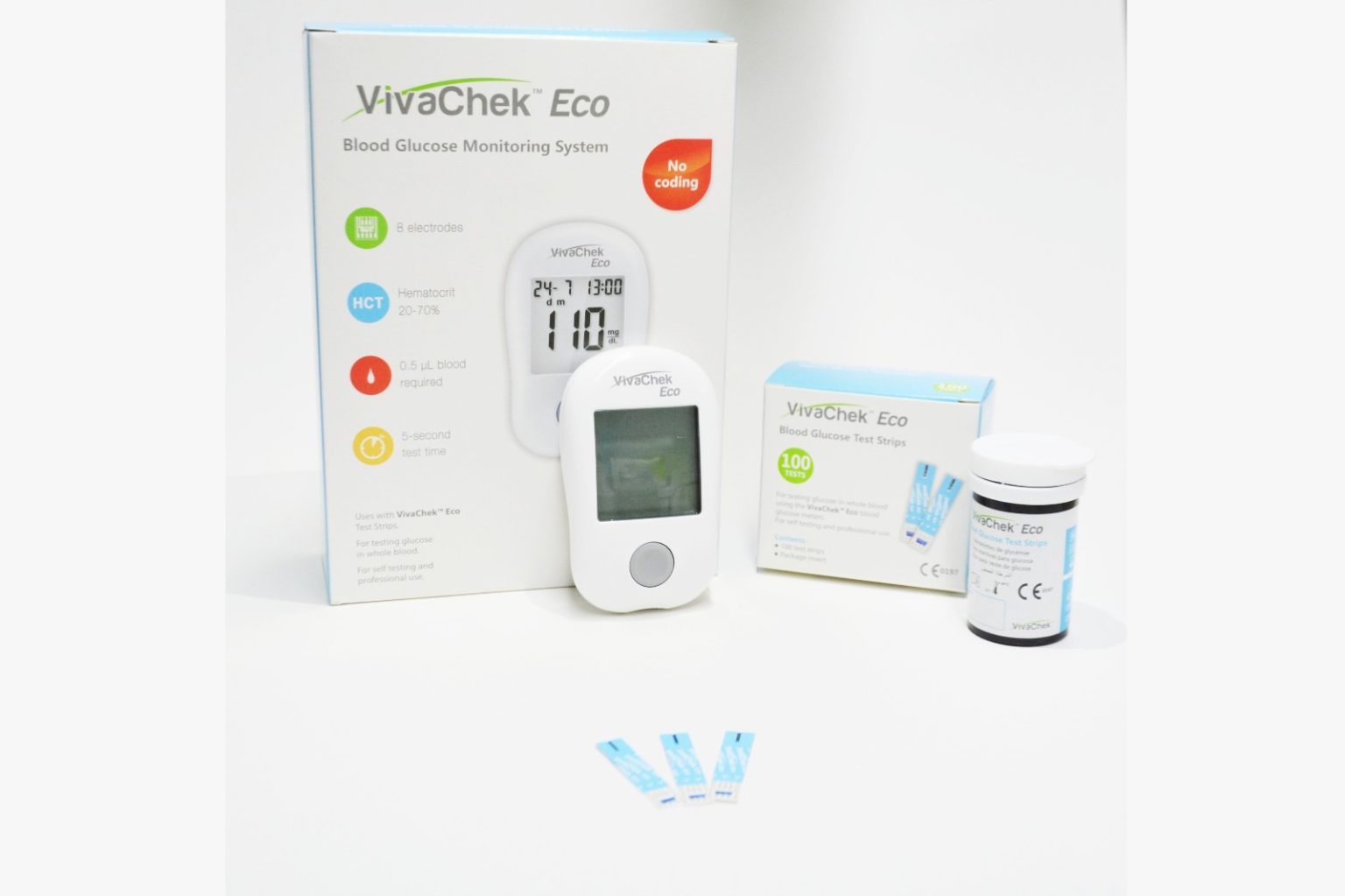 Glucómetro Vivacheck Eco