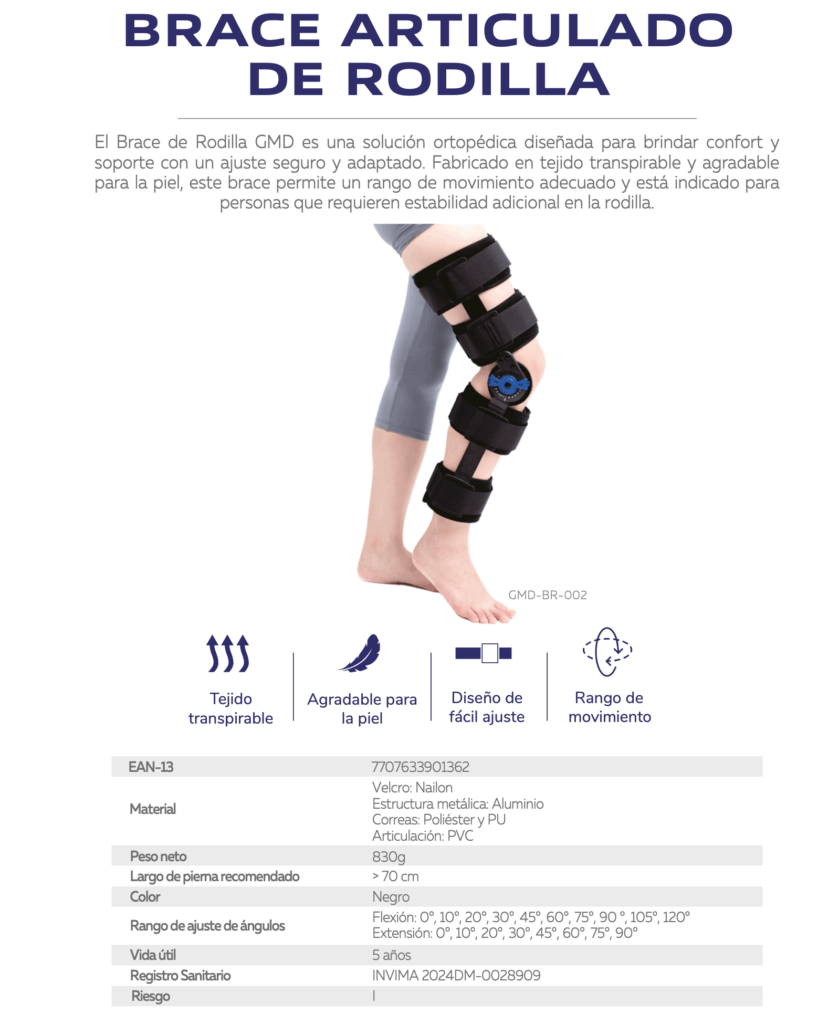 Brace Articulado Multigrado de Rodilla